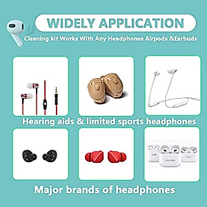 203PCS Airpod Cleaner Kit,iPhone Charge Port Cleaning kit,Airpods Earbud Cleaning Putty, Remove Ear Wax,Phone Phone Cleaning kit,for Airpods Charging Case/Headphones/Phone/Earbuds/Camera