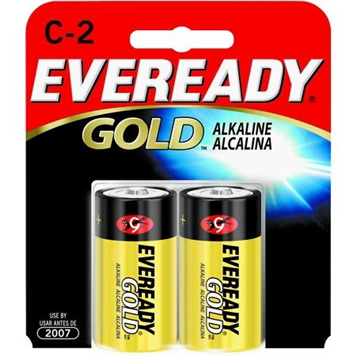 Eveready 02888 - C Cell 1.5 volt Gold Alkaline Battery (2 pack) (A93BP-2)