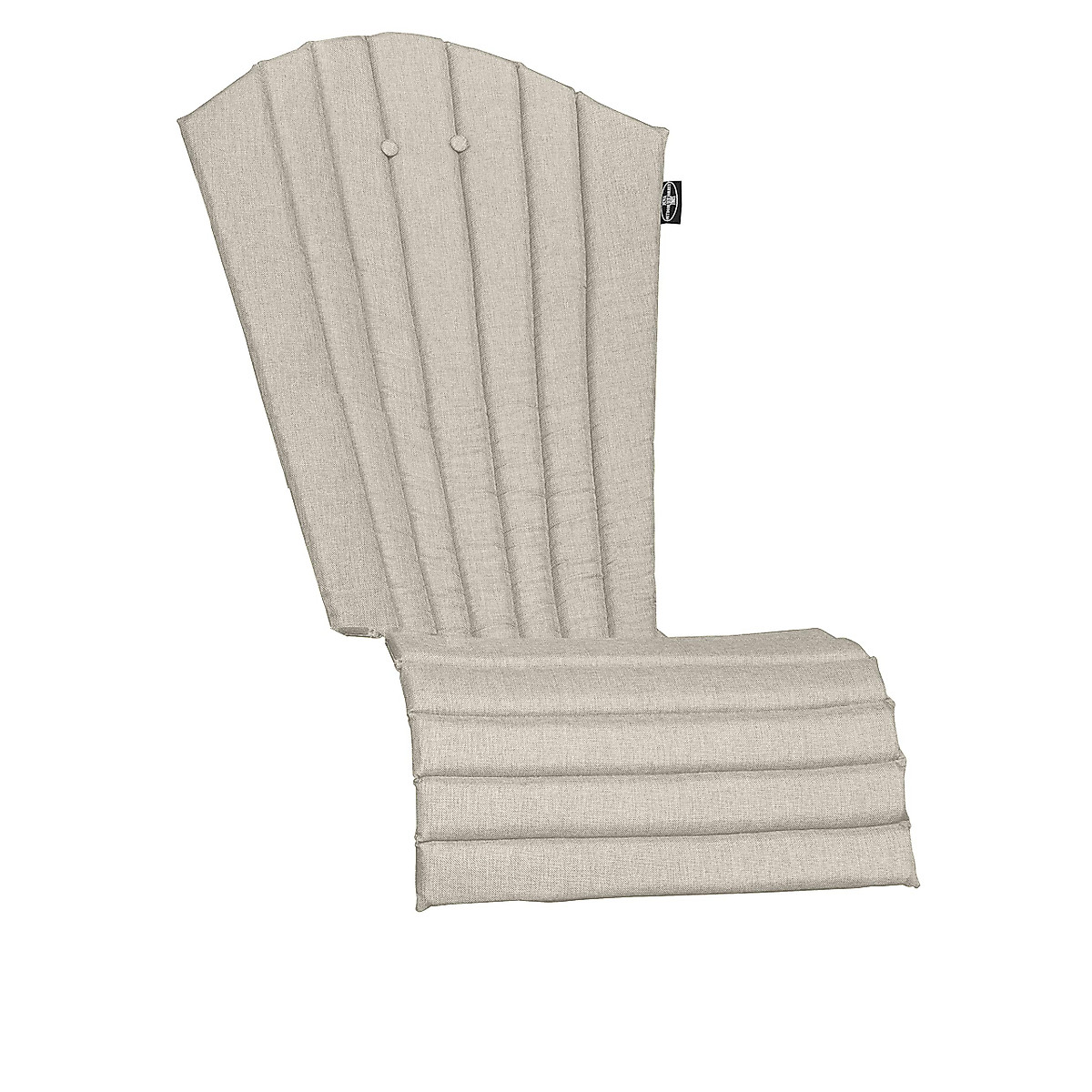 Outdoor All-Weather Patio Chair seat Cushion , Quick Drying Olefin Fabric - Adirondack Chair Cushion for Your Chair-Chair not Included (Beige Morning)