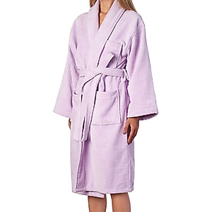 Alpine Swiss Blair Womens Cotton Terry Cloth Bathrobe Shawl Collar Velour Spa Robe LIL LXL