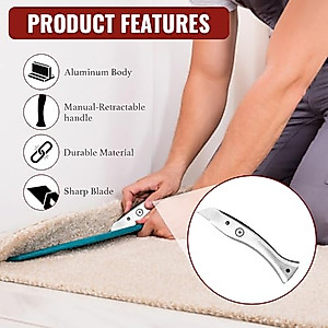 Zimpty 2PCS Delphin dolphin knife Carpet Fitter Professional Tool- Box Cutter