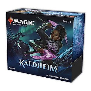 Magic The Gathering Kaldheim Bundle | 10 Draft Boosters (150 Magic Cards) + Accessories