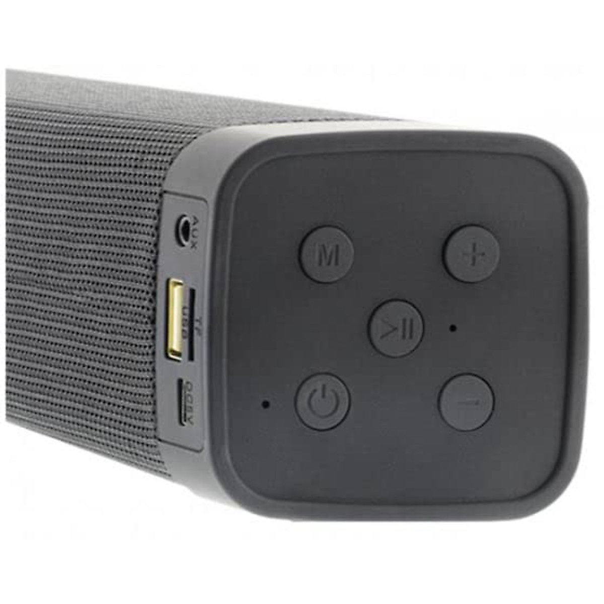 i.Sound ISound-6961 15-in. High-Performance Bluetooth Sound Bar and Speakerphone with FM Radio, Black