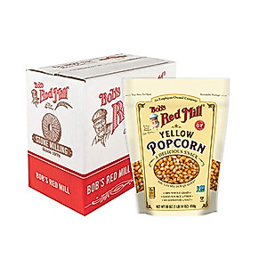Bob's Red Mill Whole Yellow Popcorn, 30-ounce (Pack of 4)