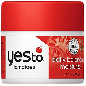 Yes To Tomatoes Daily Balancing Moisturizer, Blemish-Fighting & Enlightening Moisturizer, Natural Vegan & Cruelty Free, 1.7 Fl Oz