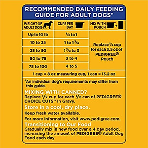 Pedigree Complete Nutrition Adult Dry Dog Food Roasted Chicken, Rice & Vegetable Flavor Dog Kibble, 30 lb. Bag