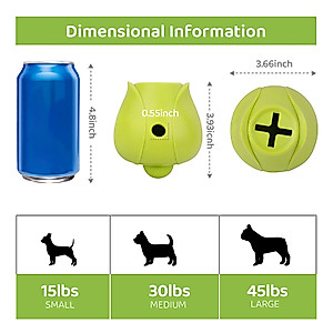 Aelflane Treat Dispensing Dog Toys for Small Dogs,Dog Puzzle Toy,Chew Toy for Dogs, Petals Dog Balls Treat Dispensing Dog Toys