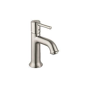 hansgrohe Talis C Classic Premium Easy Clean 1-Handle 1 7-inch Tall Bathroom Sink Faucet in Brushed Nickel, 14111821
