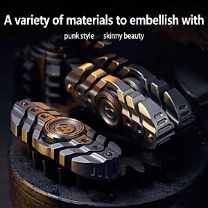 WANERSEN Fidget Slider Soft Body Fishbone Structure Decompression Toys EDC Gear for Fun, Ti