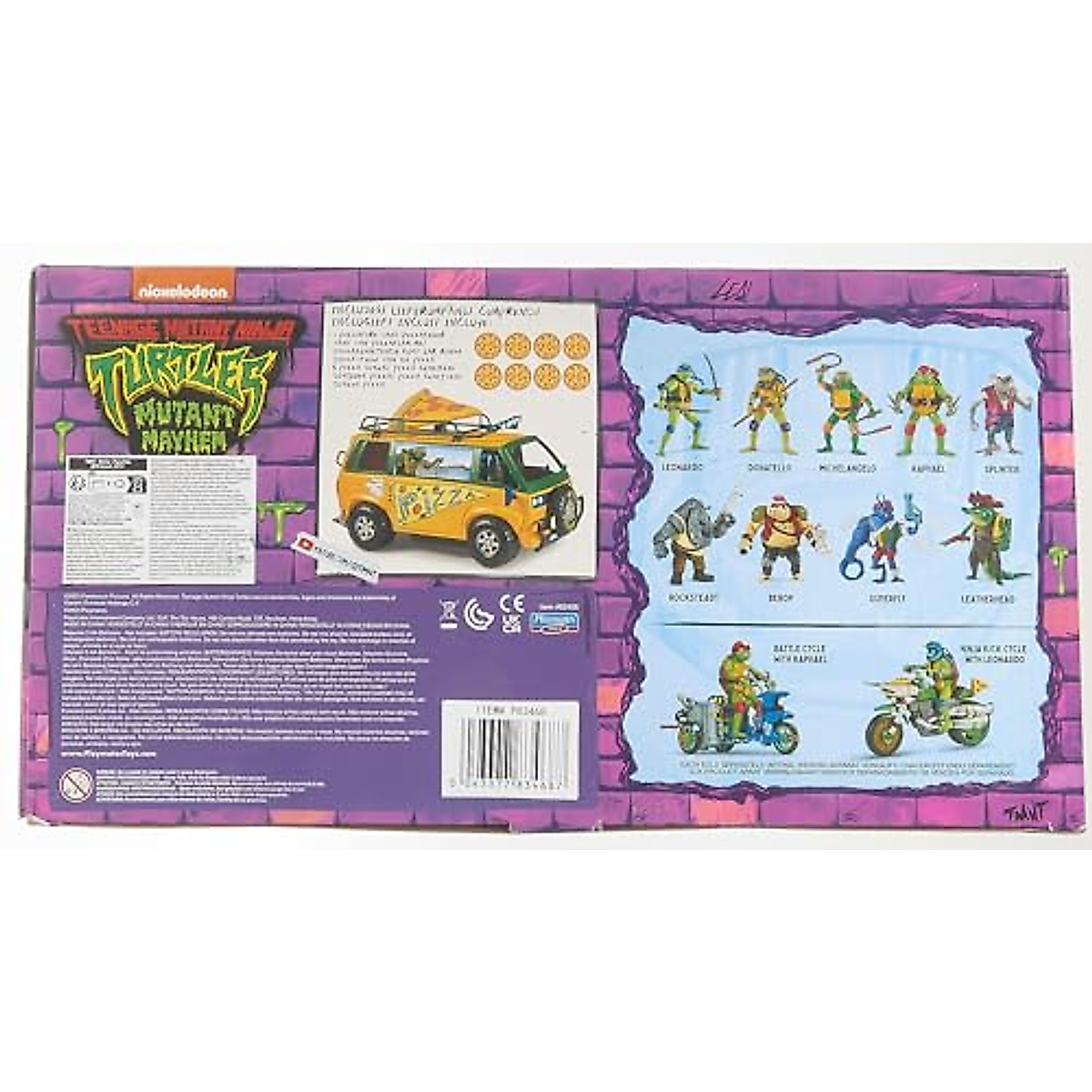 Teenage Mutant Ninja Turtles: Mutant Mayhem Pizza Fire Delivery Van by Playmates Toys