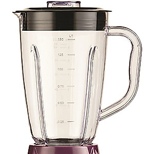 Brentwood JB-220PR Plastic Jar 12-Speed + Pulse Blender, Purple