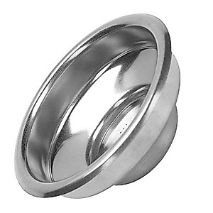 Fdit 58mm Espresso Machine Filter Basket Cup Replace Coffee Maker Double Wall Filters Coffee Distributor Espresso Machine Replacement(One Cup/Two Cup)(1#)