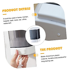 Luxshiny Plastic Easy Refill Hand Soap Dispenser Manual Soap Dispenser Bathroom 1000ml Soap Pump