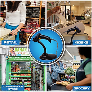 Nadex Handheld Barcode Laser Scanner for Cash Register CR360 / CR600