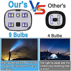 Beanie Winter Hat with LED Light &Armband Unique Christmas Travel Gifts Stocking Stuffers for Men Women Teen Adult Her (Black Mix White)