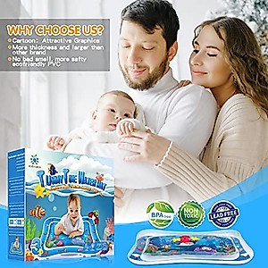 VOCH GALA Tummy Time Water Mat Baby Toys Play Activity Center for 3 6 9 12 Months Infant Boys Girls Ideal Gift for Baby