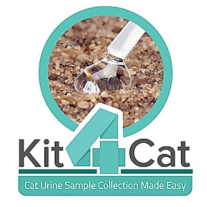 KIT4CAT 2lb Hydrophobic Cat Litter for Urine Collection, Hydrophobic Sand Urine Collection Litter Kit I Collect cat Urine Sample for Test (3 x 11oz Bags)