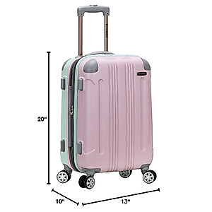 Rockland London Hardside Spinner Wheel Luggage, Mint, Carry-On 20-Inch