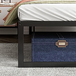 ZINUS Abel Metal Platform Bed Frame / Mattress Foundation with Steel Slat Support / No Box Spring Needed / Easy Assembly, Twin