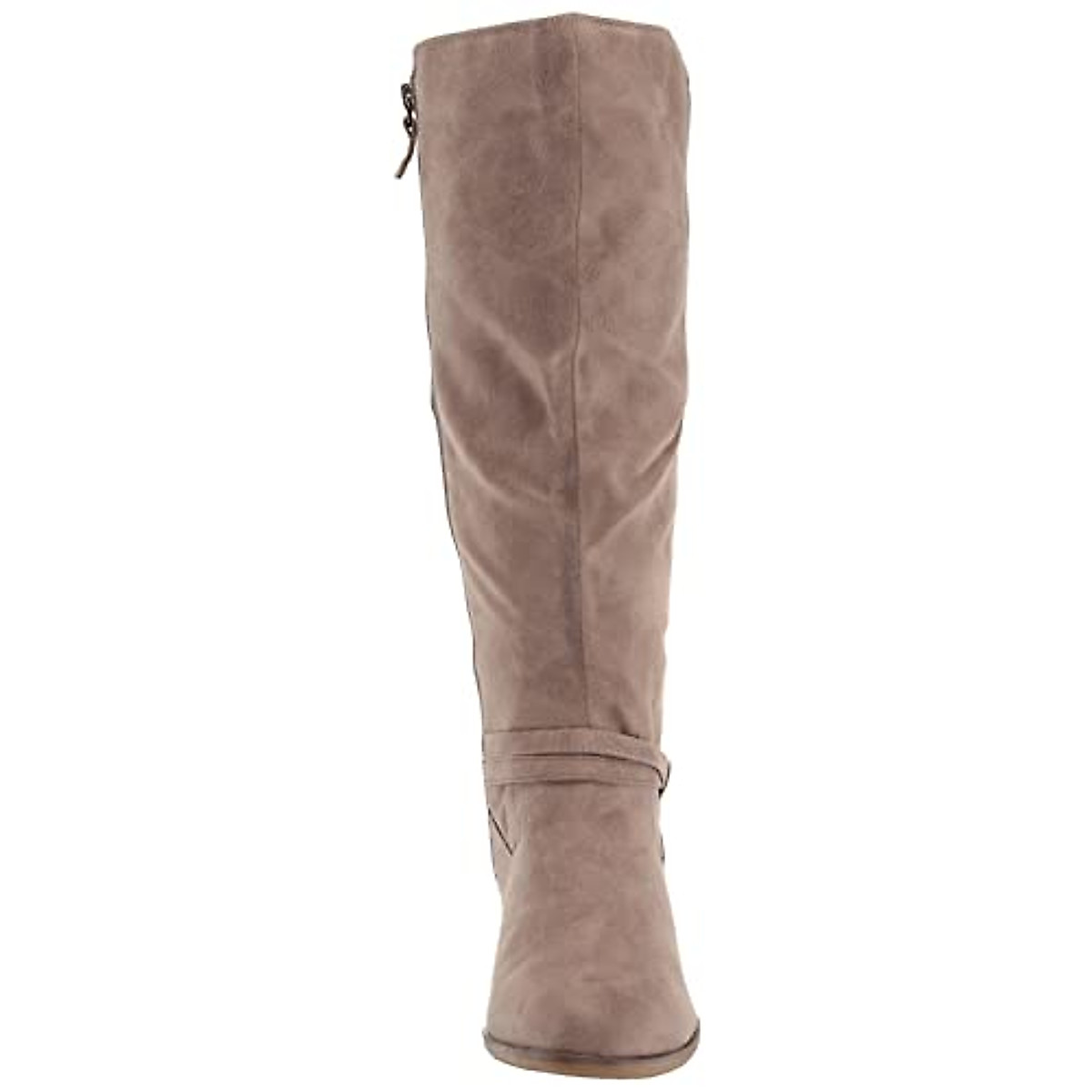 Dr. Scholl's Shoes Women's Liberate High Shaft Boots Knee, Taupe Fabric, 9.5