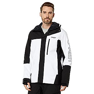 Oakley Unisex Oakley Tnp Tbt Insulated Tech Jacket, Black/White, X-Large US