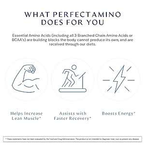 BodyHealth PerfectAmino (300 Tablets) 8 Essential Amino Acids Supplements with BCAA, Increase Muscle Recovery, Boost Energy & Stamina, 99% Utilization, Vegan Branched Chain Protein Pre/Post Workout
