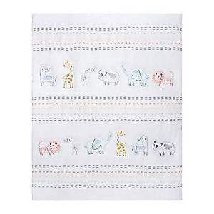Trend Lab Crayon Jungle 3 Piece Crib Bedding Set, Can Be Used As A Blanket Or A Playmat for Tummy Time, Includes Quilt, Fitted Crib Sheet and Skirt