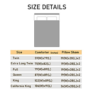 ZHIMI Bedding Duvet Cover Sets 3 Pieces Watercolor Small White Black Bow Microfiber 1 Comforter Cover 2 Pillow Shams Breathable Soft Cozy Bedclothes for All Season Farmhouse Full