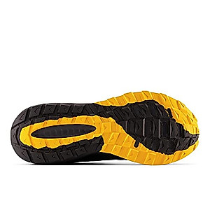 New Balance Men's DynaSoft Nitrel V5 GTX Trail Running Shoe, Black/Vibrant Apricot, 12 X-Wide