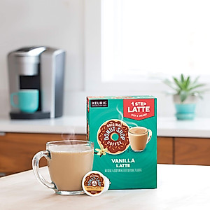 The Original Donut Shop Vanilla Latte, Single-Serve Keurig K-Cup Pods, Flavored Coffee, 20 Count