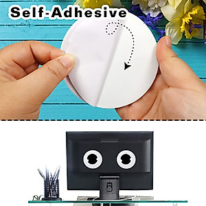 TOAOB 8pcs Giant Googly Eyes 4 Inch Plastic Wiggle Eyes with Self Adhesive White Googly Eyes for DIY Crafts Christmas Halloween Decoration