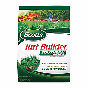 Scotts Turf Builder Southern Lawn Fertilizer for Southern Grass, 10,000 sq. ft., 28.12 lbs.