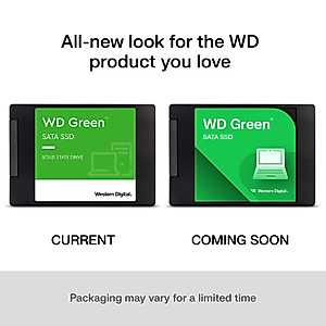 Western Digital 240GB WD Green Internal SSD Solid State Drive - SATA III 6 Gb/s, 2.5"/7mm, Up to 545 MB/s - WDS240G3G0A