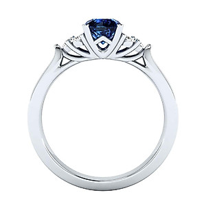 super1798 Fashion Women Shiny Zircon Inlaid Engagement Wedding Promise Ring Finger Jewelry - 10