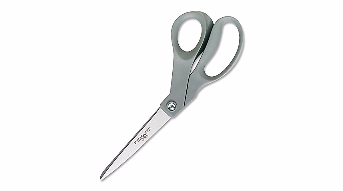 Fiskars 8-Inch Gray Scissors: Precision & Versatility