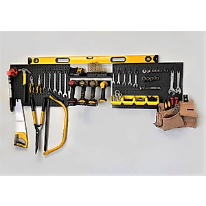 WallPeg Cordless Power Tool Organizer - Ultimate Drill Holder Wall Mount Solution - Perfect Tool Organizer Storage for Hand, Garden, and Lawn Tools Made USA