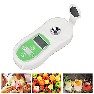 Brix Refractometer, Brix Reader Tester 0-32％ HD Backlight Display Easy to Use for Industry for Beverage