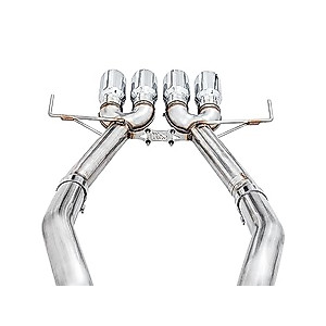 AWE Tuning 14-19 Chevy Corvette C7 Z06/ZR1 (w/o AFM) Track Edition Axle-Back Exhaust w/Chrome Tips - 3020-42073