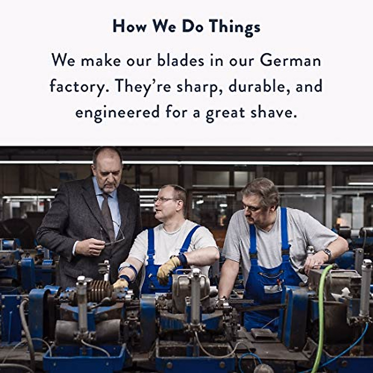 Harry's Razors for Men - Men's Razor Set with 5 Razor Blade Refills, Travel Blade Cover, 2 oz Shave Gel (Ocean Blue)