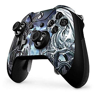Skinit Decal Gaming Skin Compatible with Xbox One Elite Controller - Officially Licensed Tate and Co. Ruth Thompson Checkmate Dragons Design