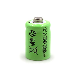 Lunggwey (10-Pack) 1/3AAA 1.2V 150mAh Ni-MH Batteries Replacement for Solar Lights, Outdoor Garden Lights, 1/3AAA-150NM-NT, GP-17AAAH, Sanyo N-50AAA, GP 1/3AAA-170NM