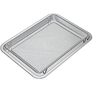 only fire Stainless Steel Baking Sheet with Rack Roasting Pans for Smokers and Pellet Grills Great Kitchen Baking Accessories