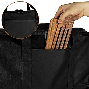 Tabletop Griddle Carry Bag for Blackstone Griddle 22'' & 17'' Tabletop w/ Hood & Stand, 5035 Blackstone 22'' Portable Griddle Carry Bag, Heavy Duty Waterproof Blackstone Cover Accessories Replacement