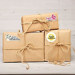 Wailozco Happy Mail Stickers,Thank You Stickers,Handmade Stickers,Small Shop Stickers,Envelopes Stickers for Small Business, Online Retailers,Handmade Goods,500 Labels Per Roll