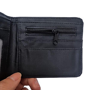 JCvCX Green Pattern PU Leather Short Wallet Bifold Cash Purse Card Hold