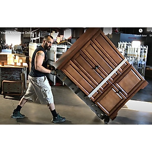 Yeats Appliance Dolly M5 47 Inch Aluminum Appliance Hand Truck / Felt Protection / 500 lb. Capacity / Made in The USA (M5-F)