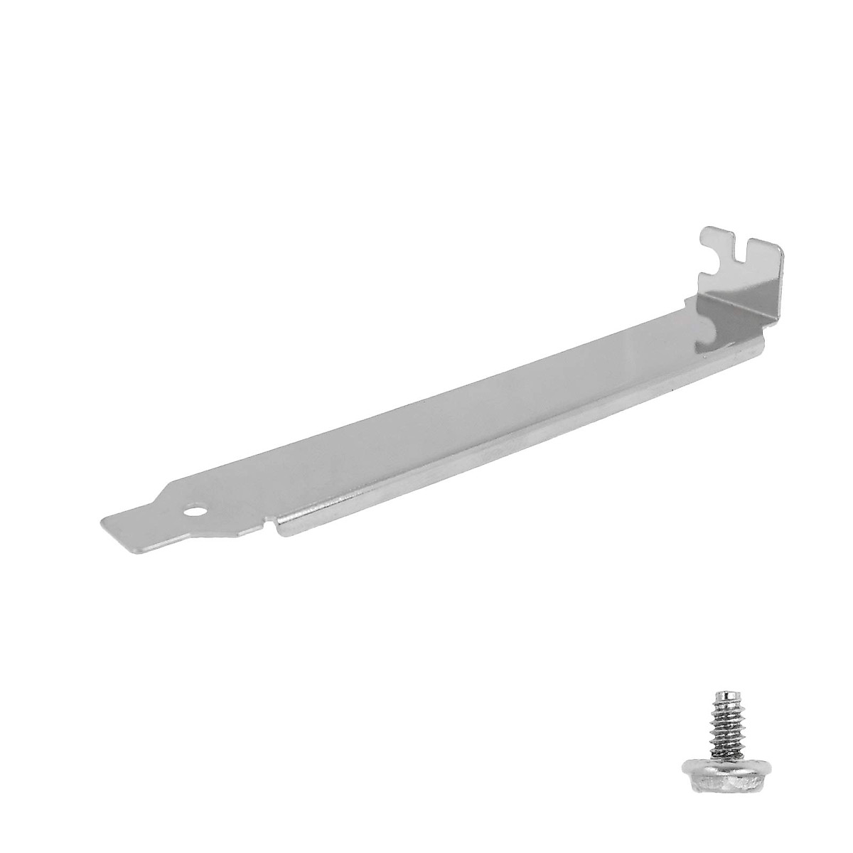 HONJIE Computer case Cover PCI Slot Cover PCI Slot Cover Silver All Iron Solid with Screws Set of 12