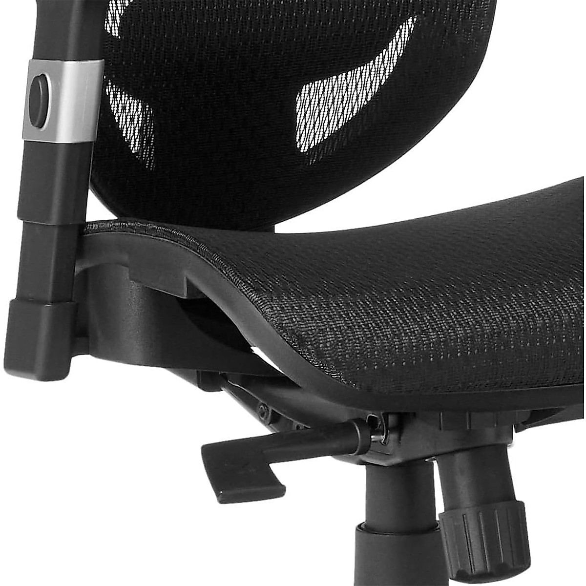 STAPLES Hyken Technical Task (Black, Sold as 1 Each) -Adjustable Breathable Mesh Material Provides Lumbar, arm and Head Support, Perfect Desk Chair for The Modern Office