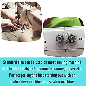 Mr. Pen- Bobbins, Plastic Bobbins, 50 Pack, Bobbins for Sewing Machine, Bobbins for Brother Sewing Machine, Bobbins for Singer Sewing Machine, Sewing Machine Bobbins, Sewing Machine Accessories