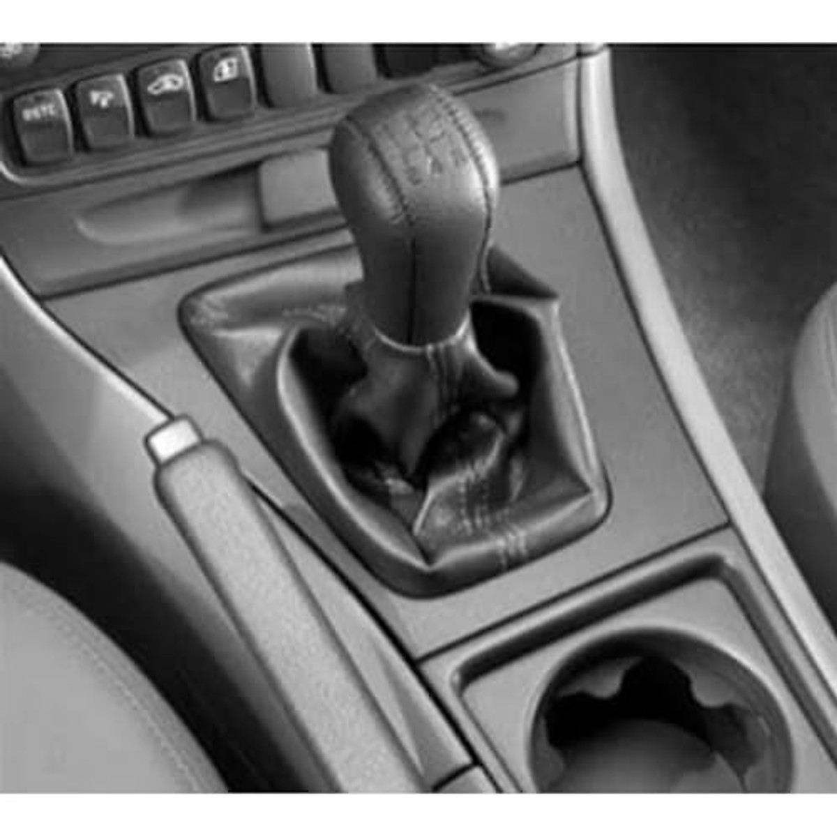 Gear Handle Car Gear Shift Knob Head Gear Cover Shift Lever Stick for Volvo S60 S80 V70 XC70 Sewing Leather Manual Shift Lever (Color : 6 Speed)